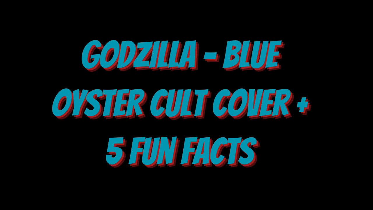 Godzilla by Blue Oyster Cult Bass Cover + 5 Fun Facts | H.F.B.C
